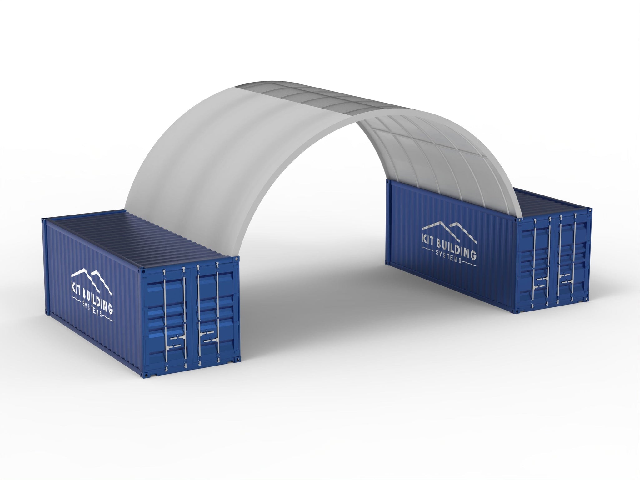 Container-Unterstand - 26ft x 20ft x 10ft (8m x 6m x 3m)